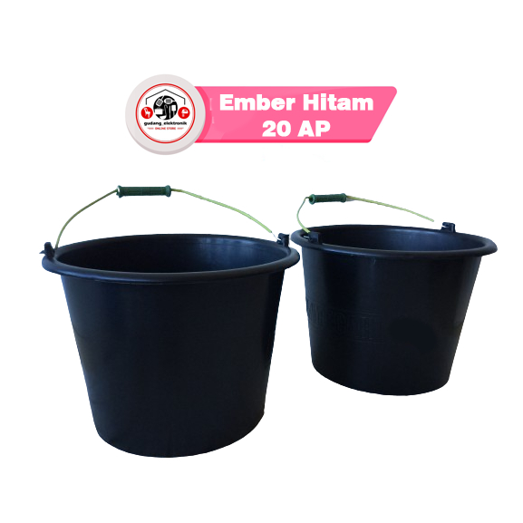 Jual Ember Hitam 20 AP-20HT (AP-20HT) | Shopee Indonesia