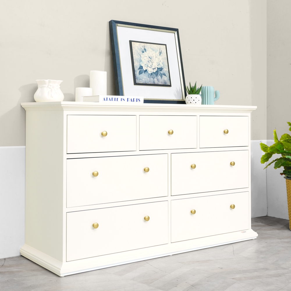 Jual IFURNHOLIC Kamila 7 Drawers | Lemari Laci Kayu Minimalis Klasik ...