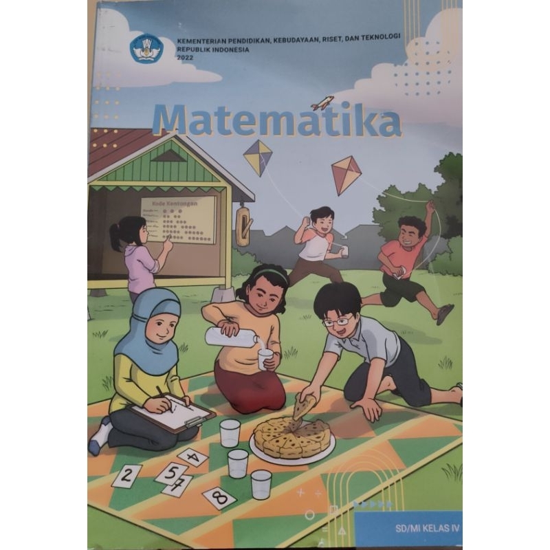 Jual buku Paket Matematika kelas 4 SD kemendikbud 2022 | Shopee Indonesia