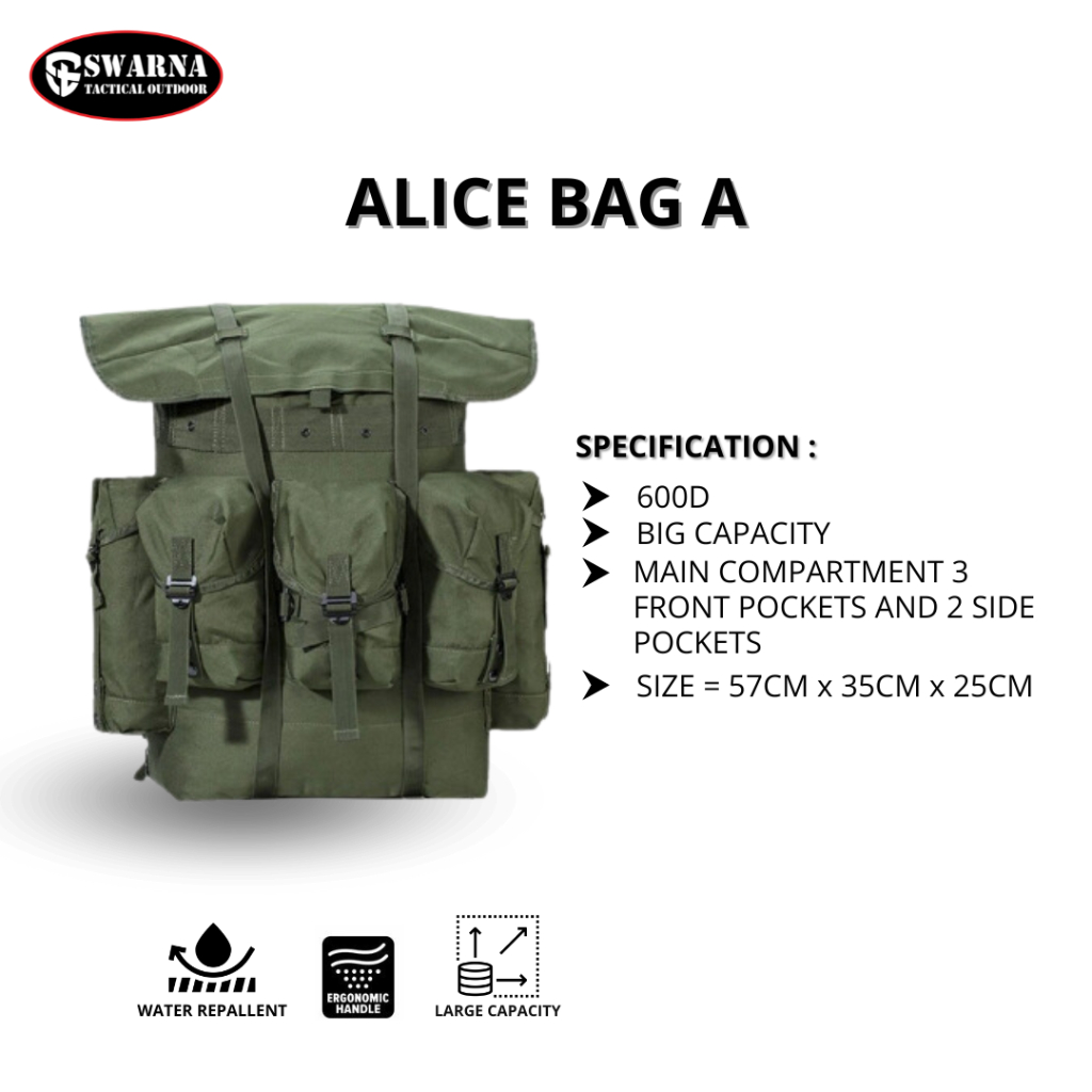 Jual Bagpack - Ransel Tactical - Alice Backpack - Swarna Tactical ...