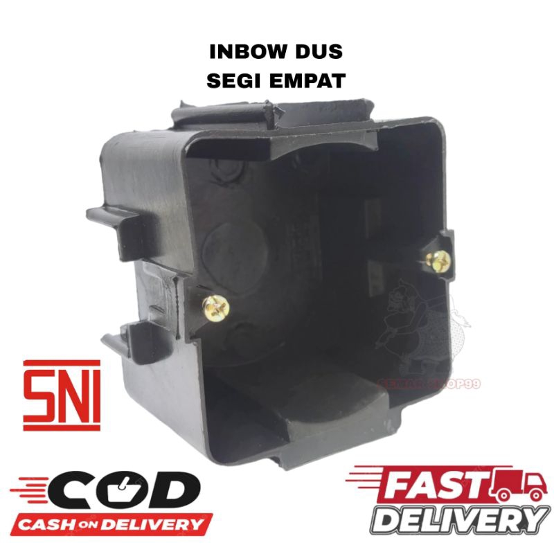 Jual Inbowdus Kotak Hitam / Inbow Dus / IB Dus Segi/Mangkok listrik ...