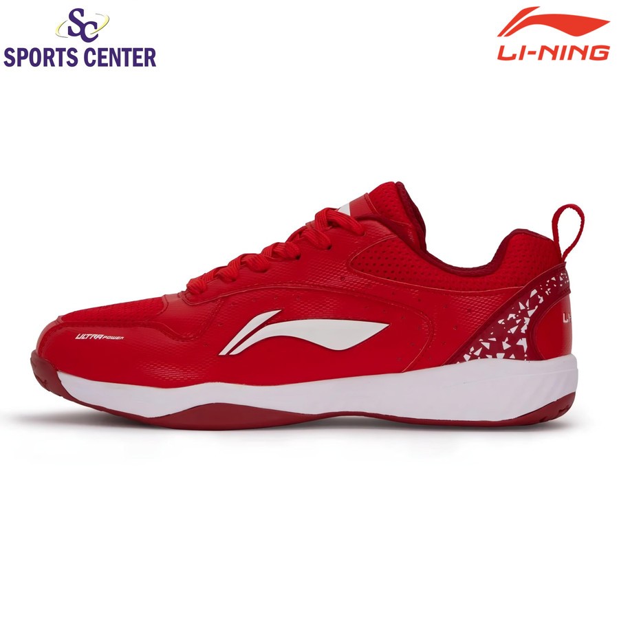 Jual New Sepatu Badminton Lining Ultra Power AYTT045 Red / White ...