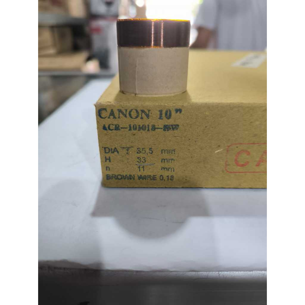 Jual Spool Speaker Capton Diameter 35,5mm (1,5inc) Canon 10" / Spool ...