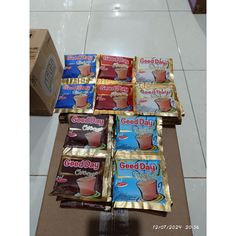 Jual Kopi Good day 3 in 1 All varian (20gr x 10 sct) | Shopee Indonesia