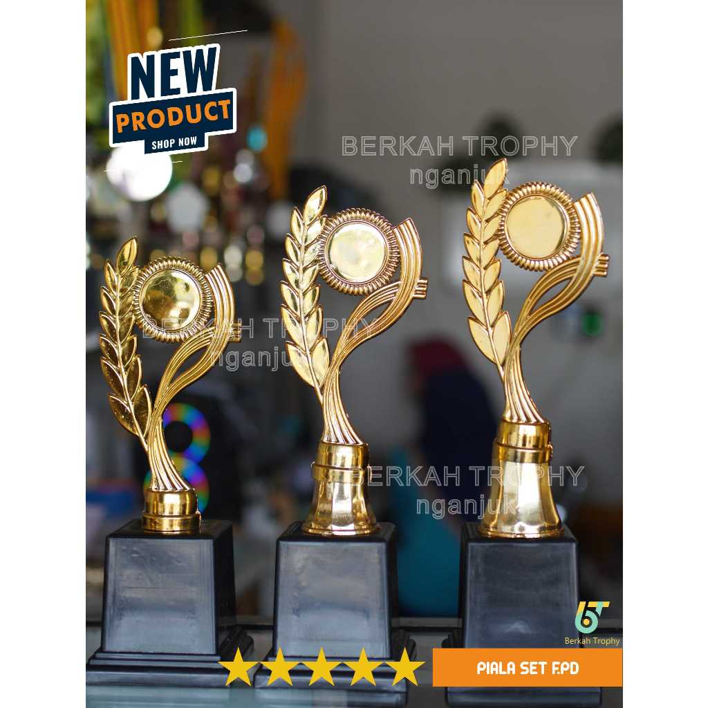 Jual Piala Ring Set Lomba Juara 123 Murah ( PIALA KODE F.PD 1 SET ) | Shopee Indonesia