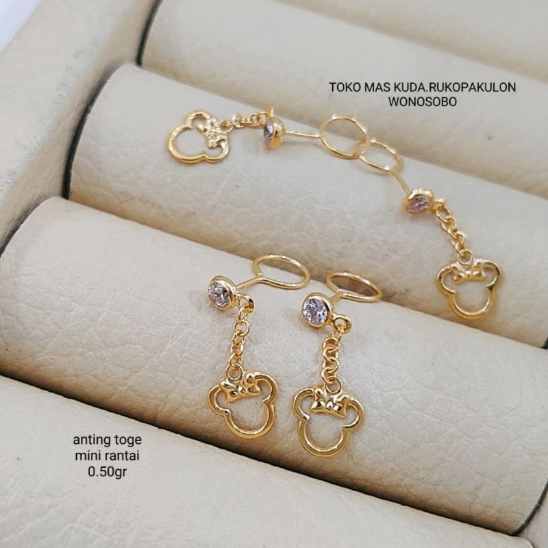Jual Anting toge (emas asli kadar 375/8k) | Shopee Indonesia