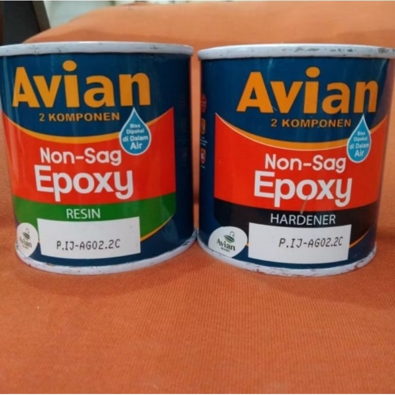 Jual LEM EPOXY AVIAN NON SAG 2 KOMPONEN X 2 KALENG | Shopee Indonesia