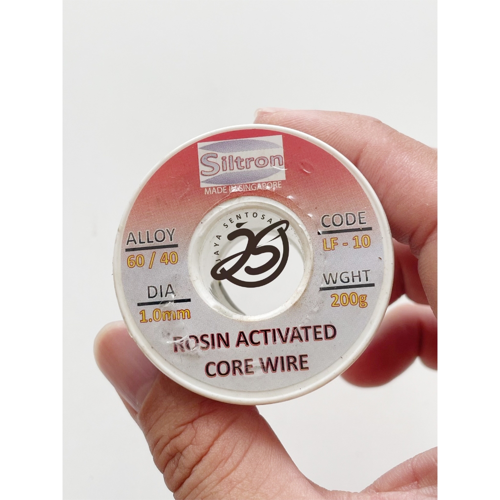 Jual SILTRON TIMAH SINGAPORE 200g 1/5kg TIMAH BESAR 200gram 1mm 60/40 TENOL TIMAH SOLDER FLUX ...