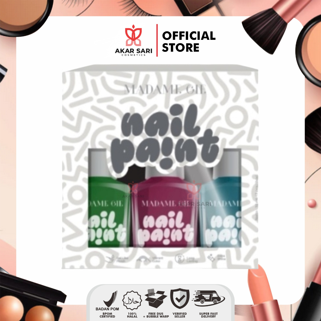 Jual MADAME GIE NAIL PAINT SERIES - Kutek Cat Kuku | Shopee Indonesia
