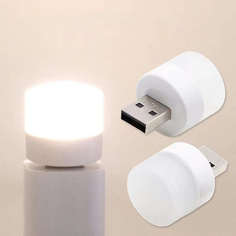 Jual LAMPU LED USB MINI LAMPU BACA LAMPU TIDUR LAMPU TRAVEL WARM WHITE ...