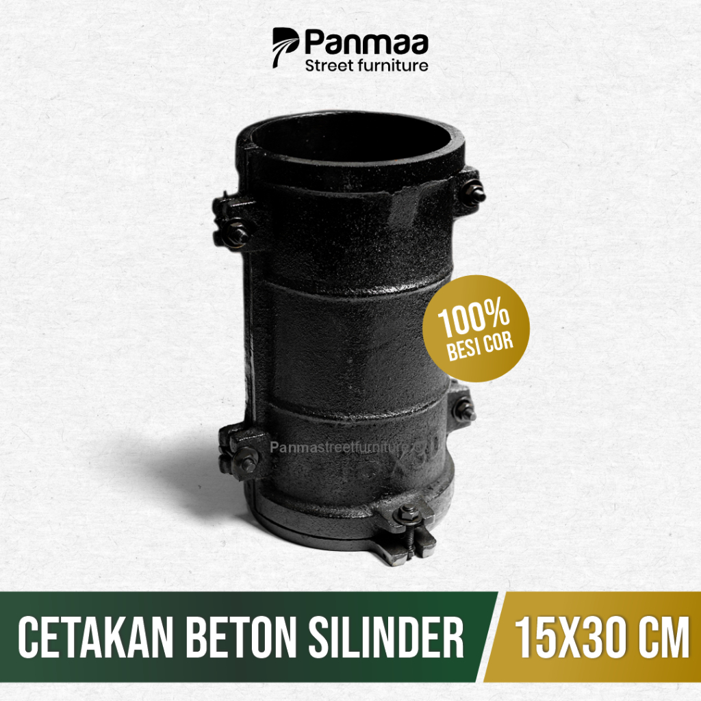 Jual Cetakan Uji Beton Silinder 15x30 cm Bahan Cor Logam Kuat (Langsung ...