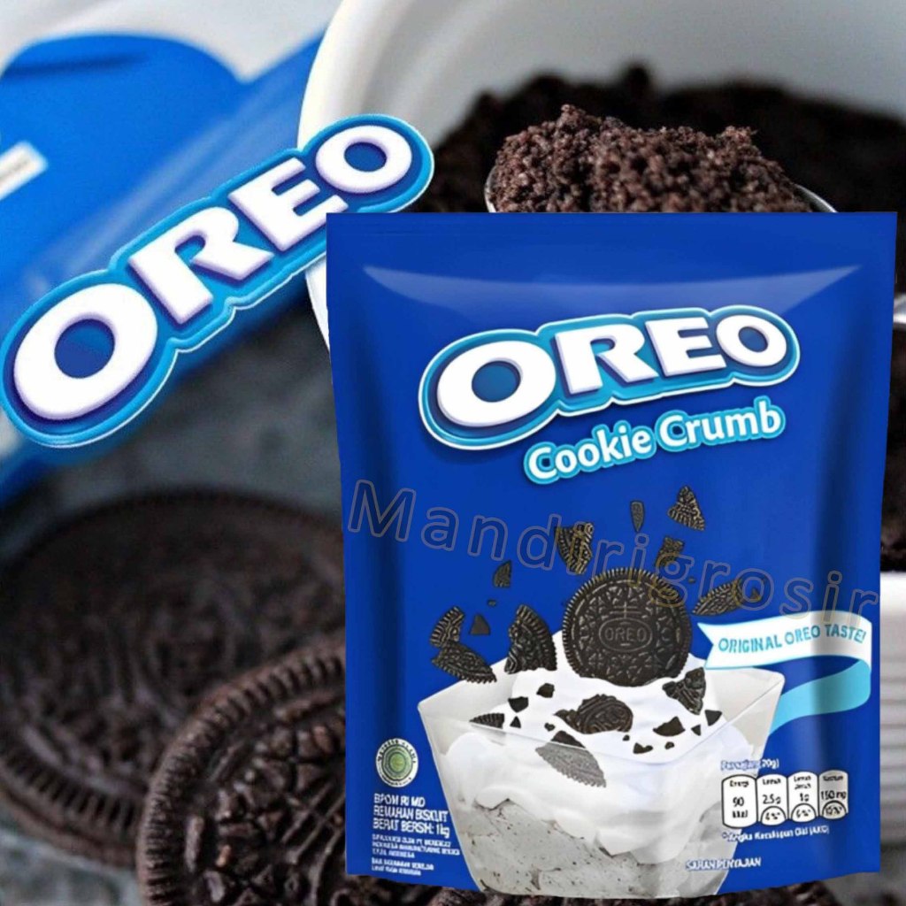 Jual Cookie Crumb Original * Oreo Cookie * Topping Bubuk Oreo * 1kg ...