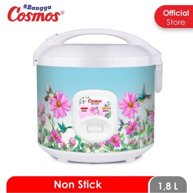 Jual Rice Cooker Cosmos CRJ 3123 1.8 liter Magicom Cosmos 1.8 Liter ...