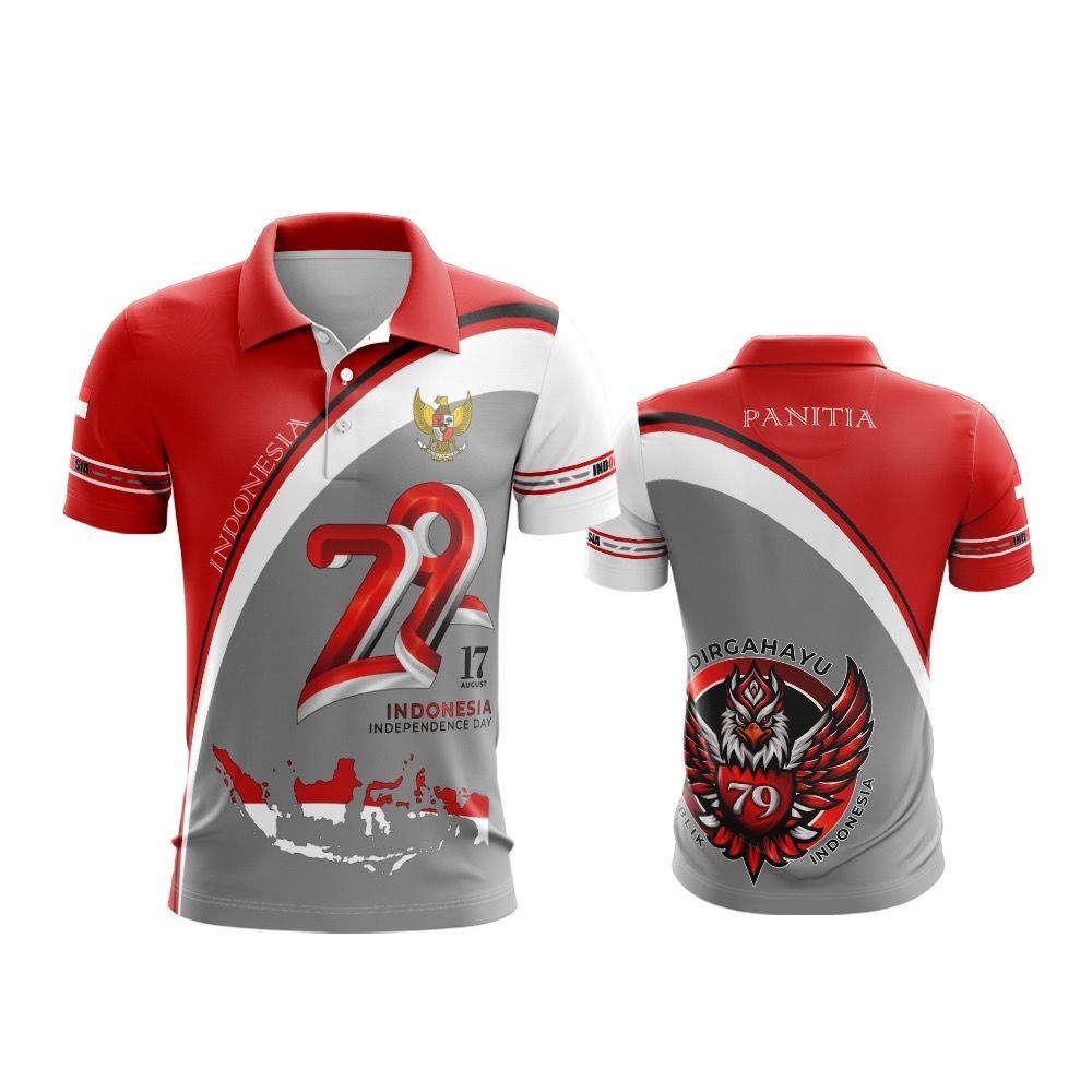 Jual Kaos Jersey HUT RI 79 Tahun 2024 Baju Kemerdekaan Indonesia Kaos Dirgahayu Indonesia 2024 ...