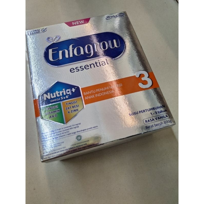 Jual Enfagrow essential 3 (vanila) 800g | Shopee Indonesia