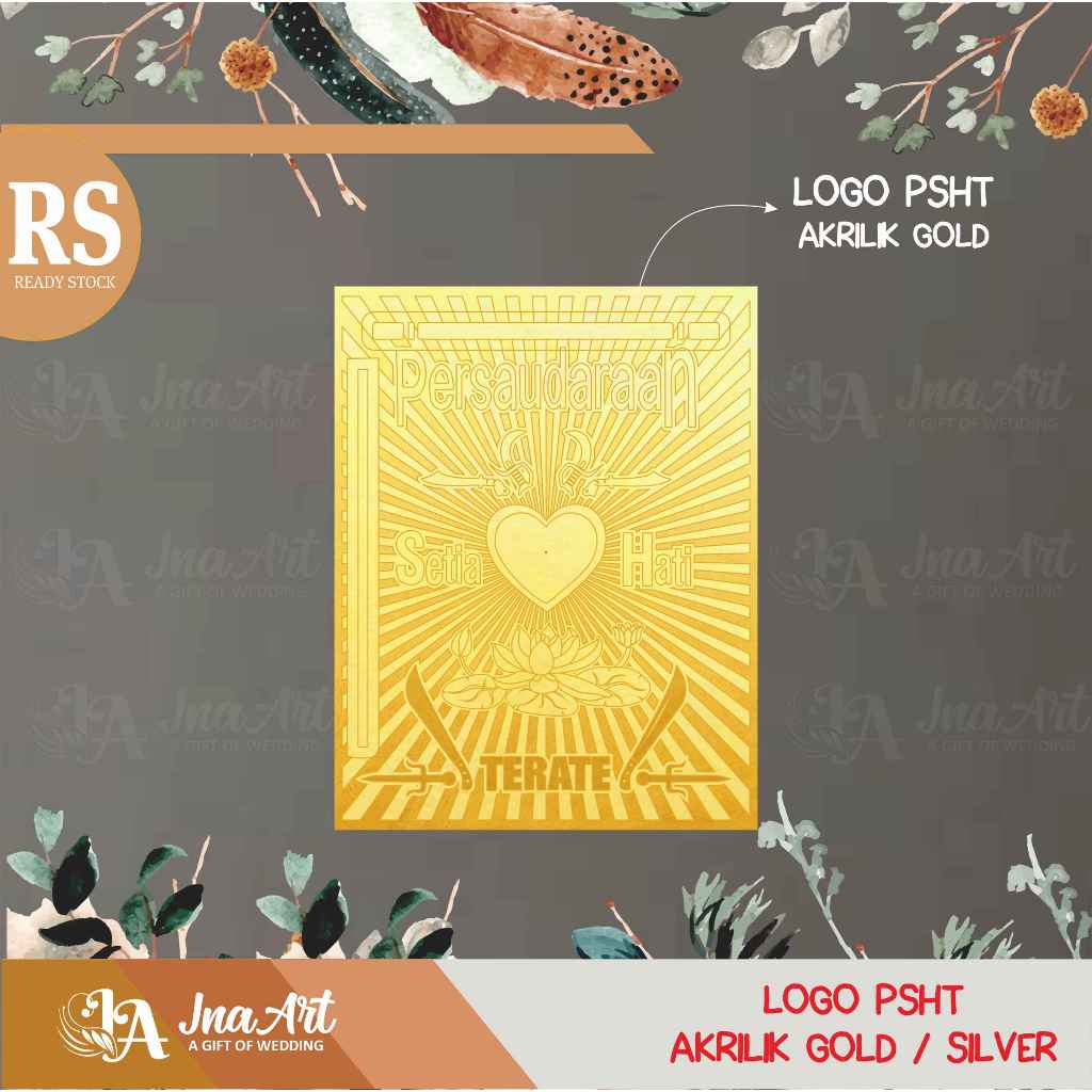 Jual Logo PSHT kotak persegi lambang hati bersinar cahaya persaudaraan ...