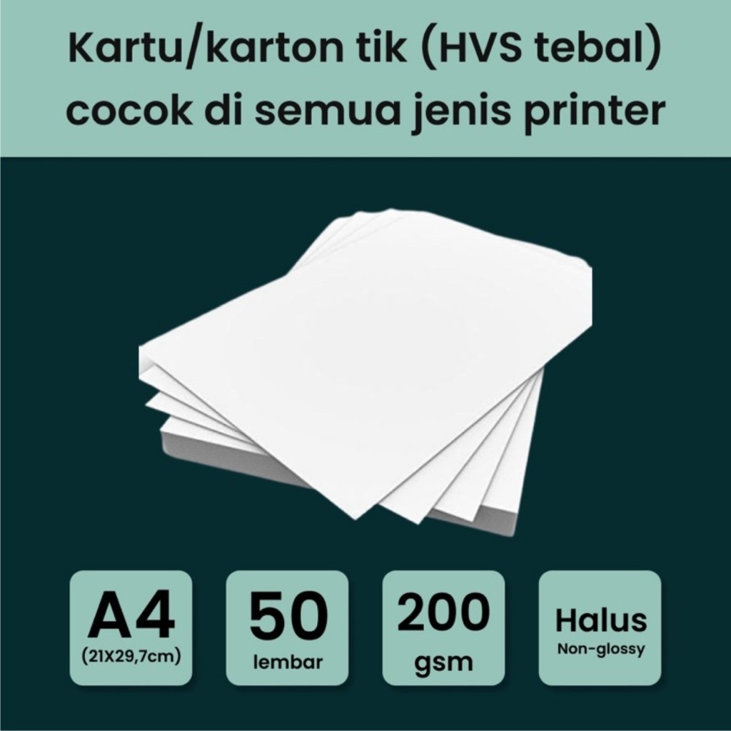 Jual Kertas Brief card/BC/Tik 200 gsm isi 50 lembar | Shopee Indonesia