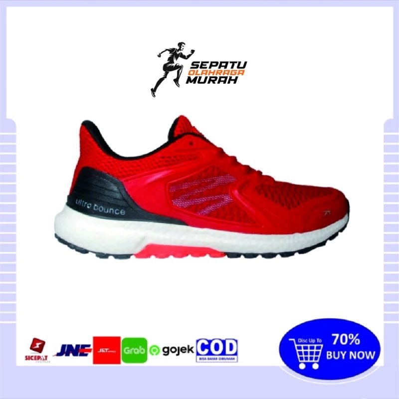 Jual Spotec SPC ultra Sepatu Olahraga Murah | Running Merah Putih ...