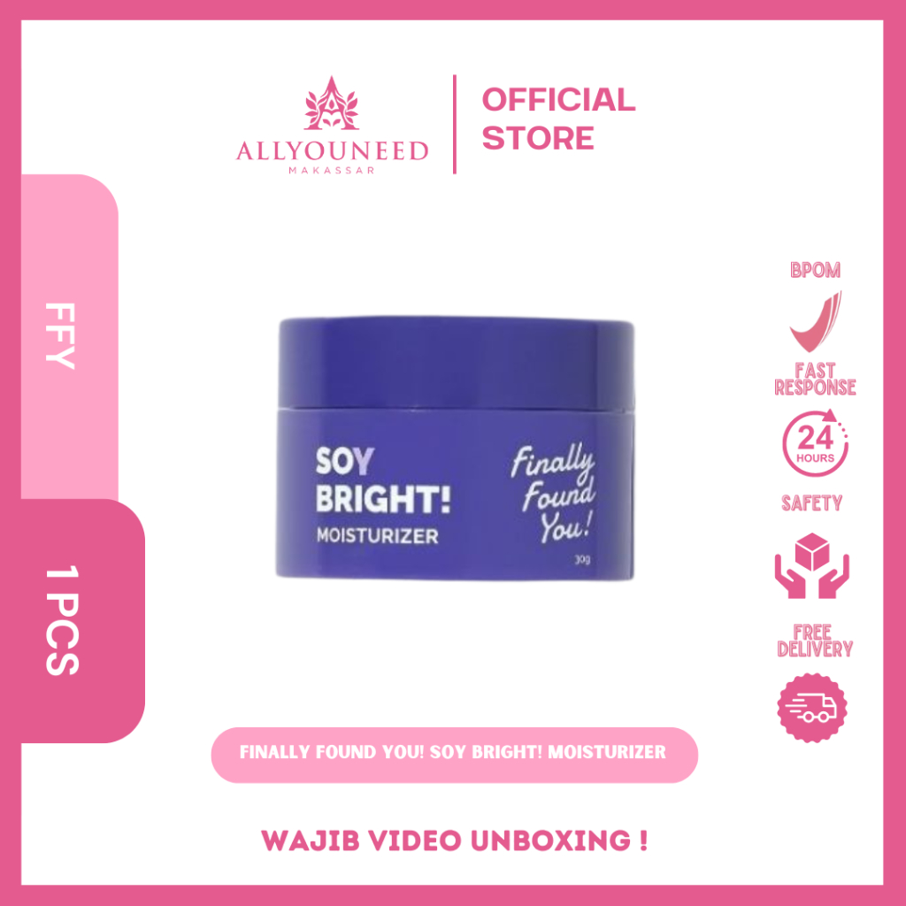 Jual FINALLY FOUND YOU! Soy Bright Moisturizer | Shopee Indonesia