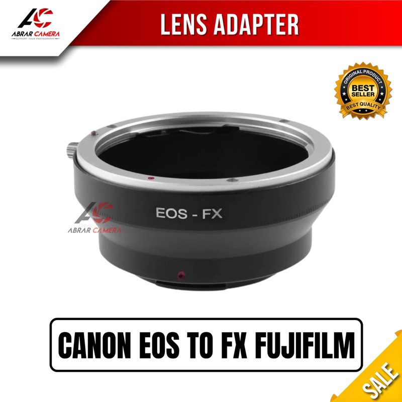 Jual EOS to FX Lens Adapter Converter Lensa Canon EF EFS to Fujifilm X Mount Mirrorless FX ...