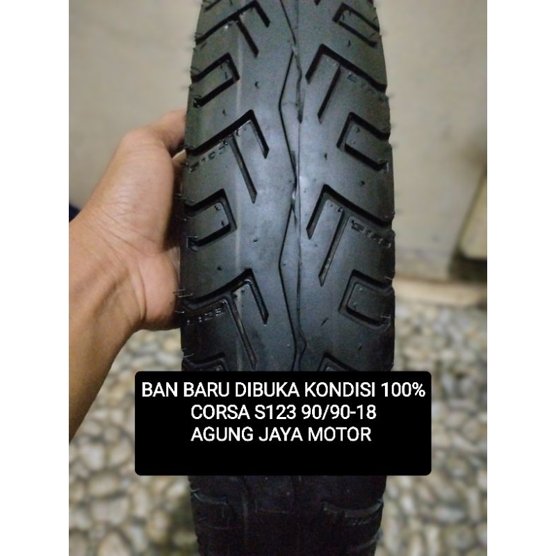 Jual Ban 90/90-18 CORSA S123 TUBELESS Ban Baru dibuka Kondisi 100% ...