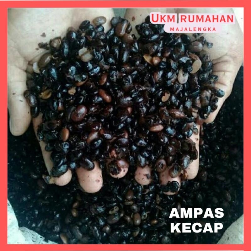 Jual Ampas Kecap Kedelai Hitam asli majalengka 250gram | Shopee Indonesia