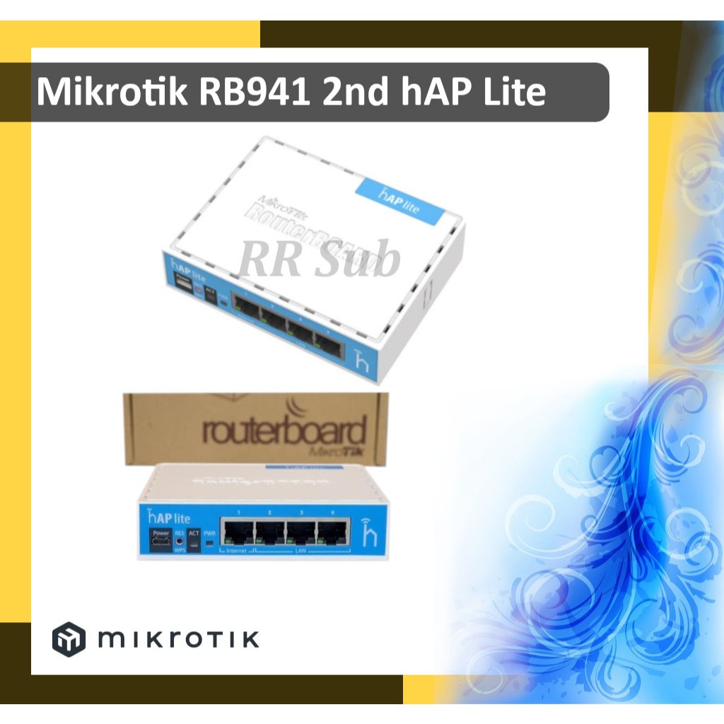 Jual Mikrotik RB941-2nD Wireless N Router 300Mbps - HAP Lite | Shopee ...