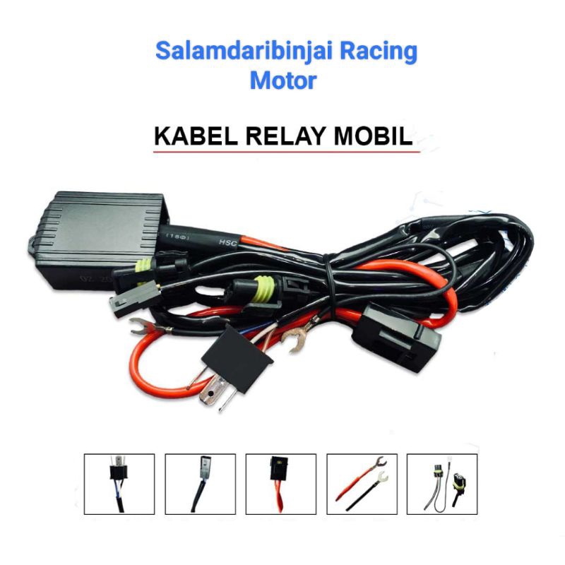 Jual Kabel relay Set Billed Mobil 2 Lampu Kabel Relay Set Lampu Hid ...
