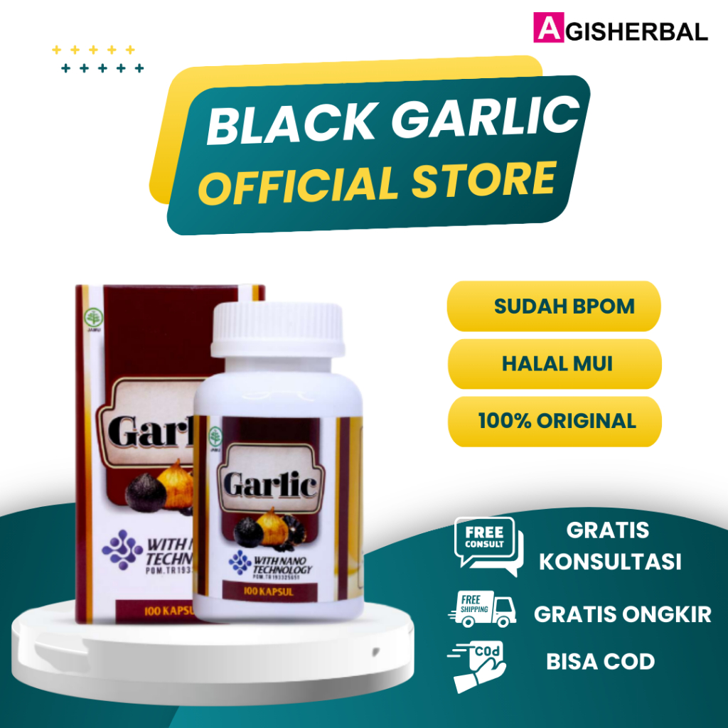 Jual Black Garlic Bawang Hitam Tunggal Kapsul - Walatra Black Garlic ...