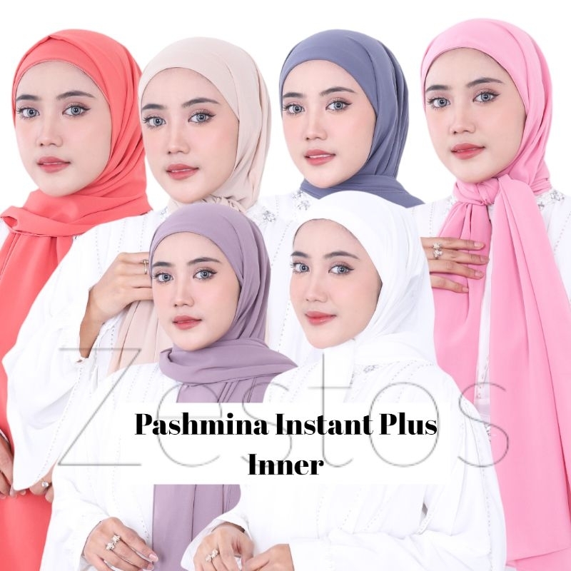 Jual PASHMINA INSTANT PLUS INNER (2IN1) | PASHMINA INNER INSTANT (INNER ...