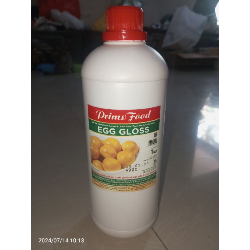 Jual EGG GLOSS PRIMS FOOD BAHAN PANGAN CAMPURAN PEWARNA KUNING TELUR 1 ...