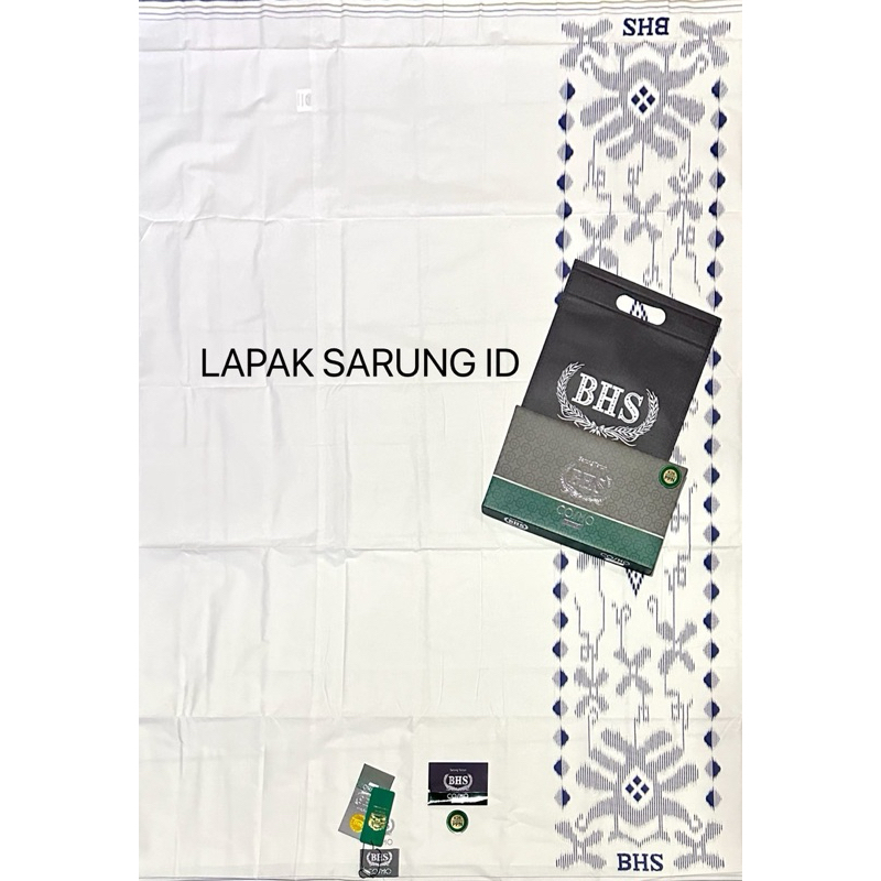 Jual SARUNG BHS COSMO SILVER PPN PUTIH POLOS | Shopee Indonesia