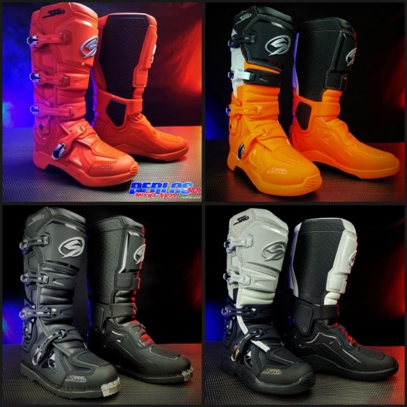 Jual sepatu cross SND Engsel Double Sepatu Trail Motocross Boot Snd ...