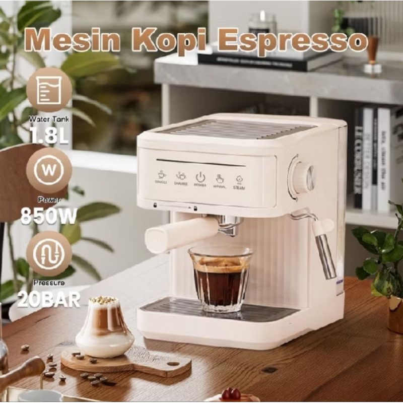 Jual Mesin Kopi Espresso Coffe Maker Otomatis | Shopee Indonesia