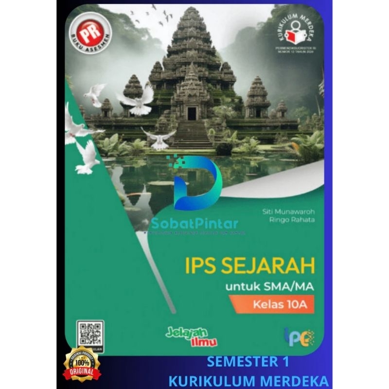 Jual Buku lks pr interaktif Sejarah kelas X, 10 semester 1 tahun 2024 kurikulum merdeka Intan ...