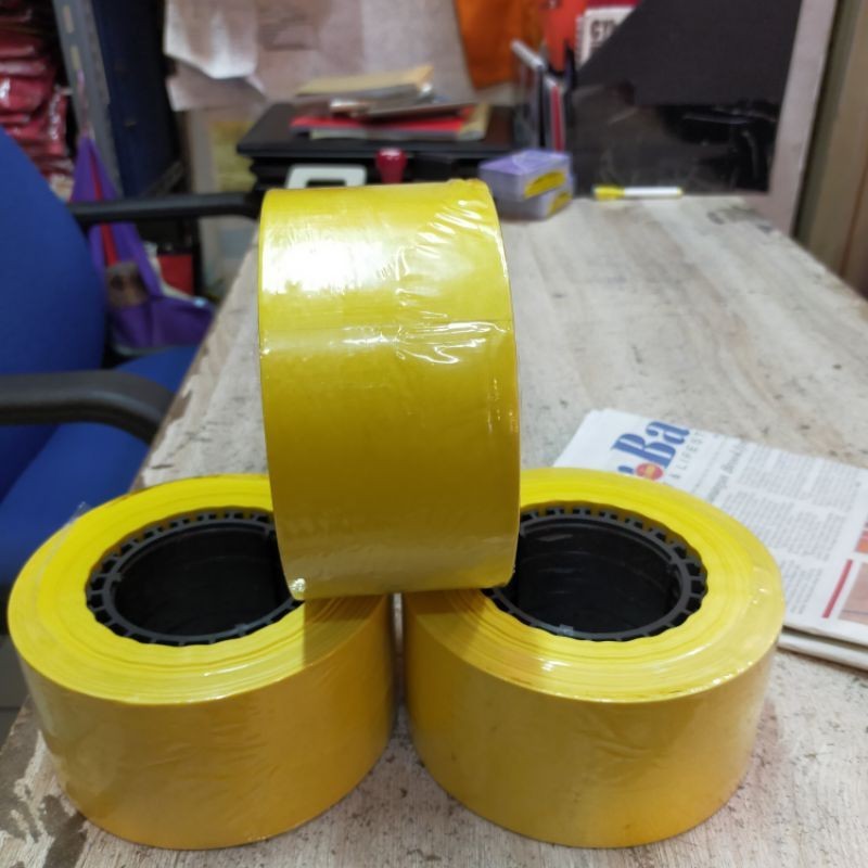 Jual POLICE LINE BARRICADE TAPE KUNING POLOS 3" X 500 METER | Shopee ...