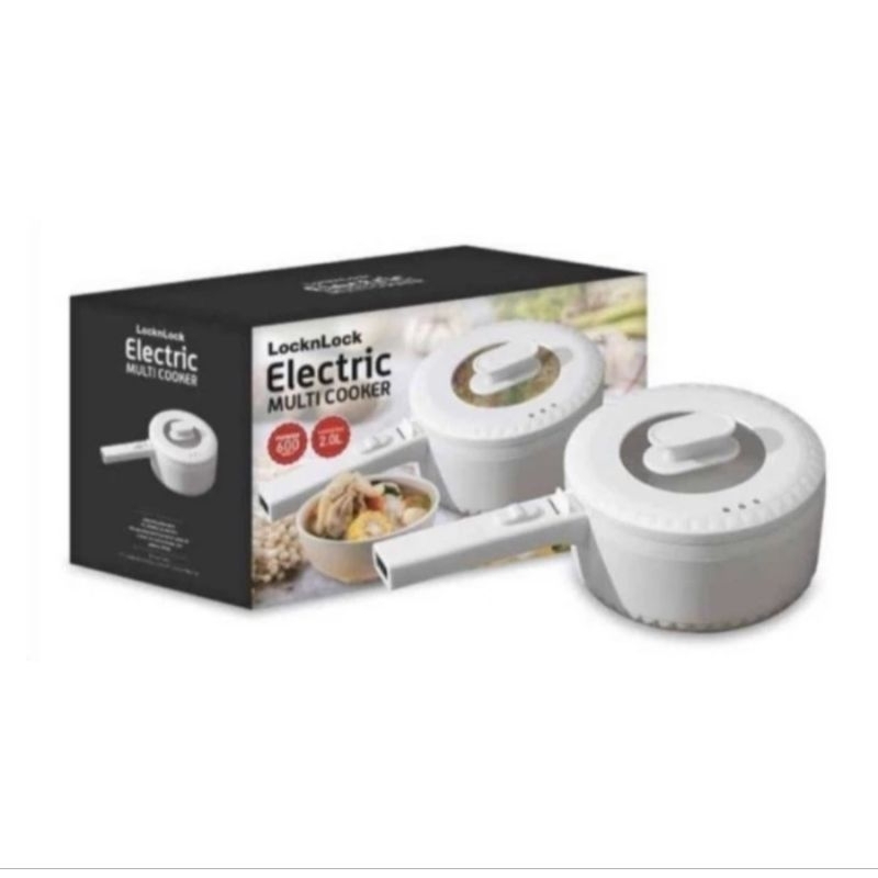 Jual Locknlock Electric Mukticooker 600 Watt 2000 Liter Lock & Lock ...