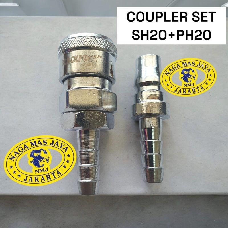 Jual QUICK COUPLER SELANG TYPE SH20 PH20 / SAMBUNGAN SELANG KOMPRESOR COUPLER SH 20 PH 20 ...