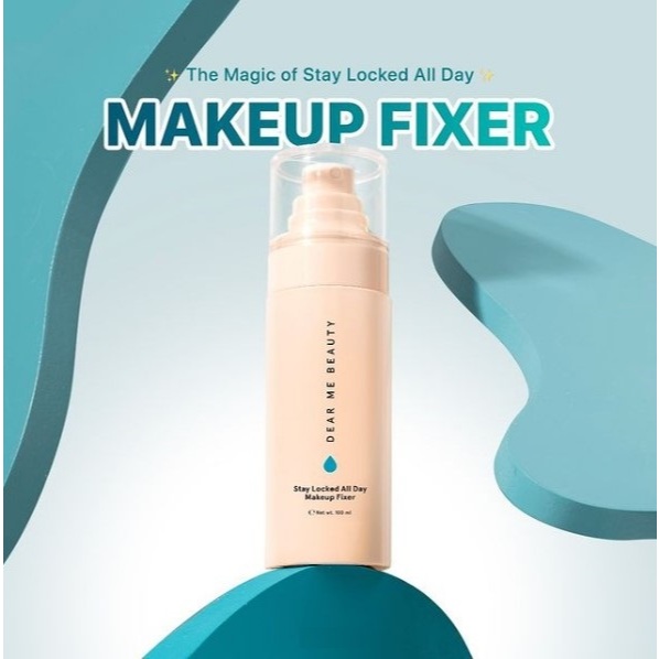 Jual Dear Me Beauty Stay Locked All Day Makeup Fixer 100ML | Primer ...