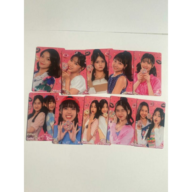 Jual PHOTOCARD JKT48 THINK DONUT isi 50 pcs | Shopee Indonesia