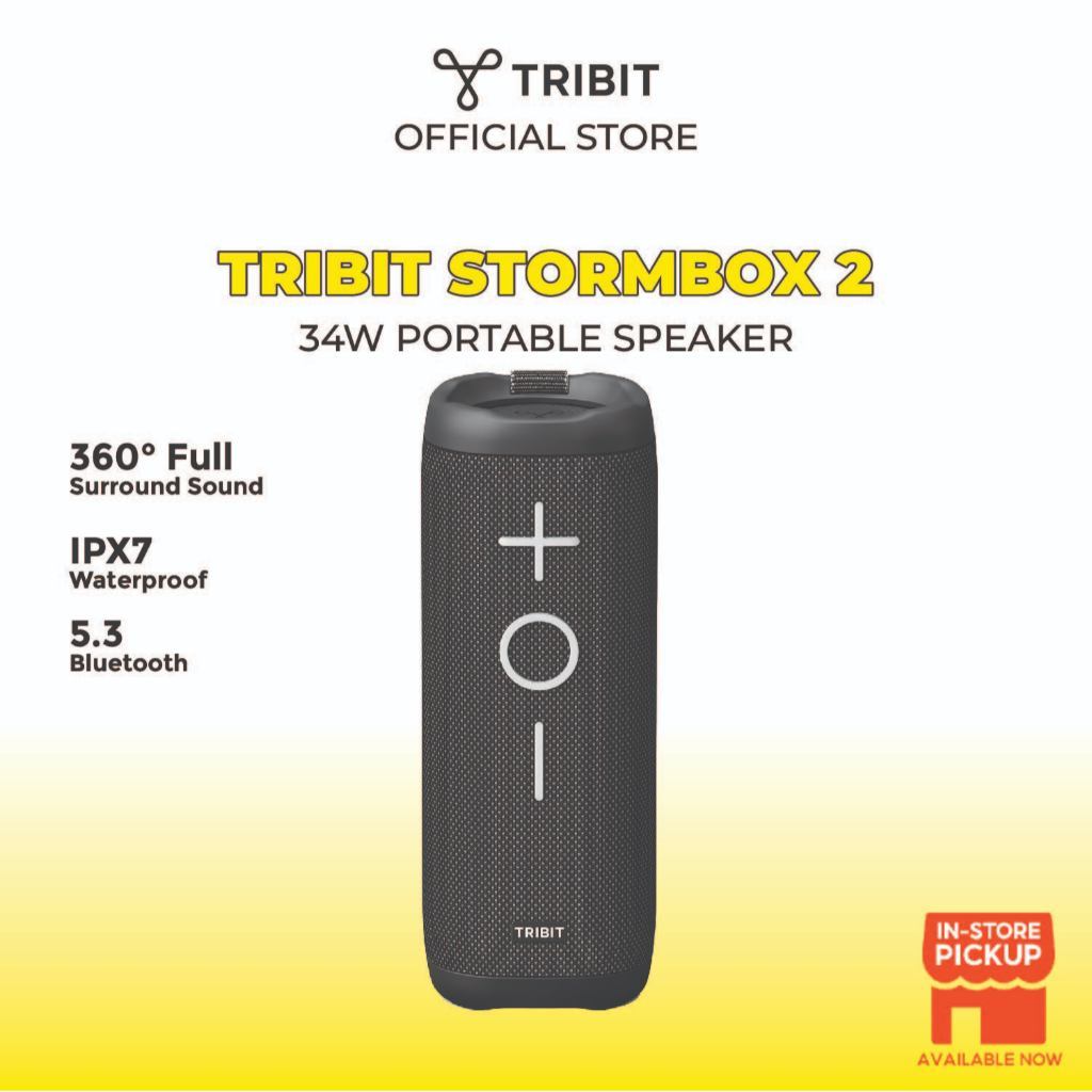 Jual Tribit Stormbox 2 Bluetooth Speaker (2024 Upgraded Version) -360 ...