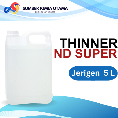 Jual Thinner ND SUPER 5 Liter - Tiner ND - Thinner Serbaguna 5 L | Shopee Indonesia