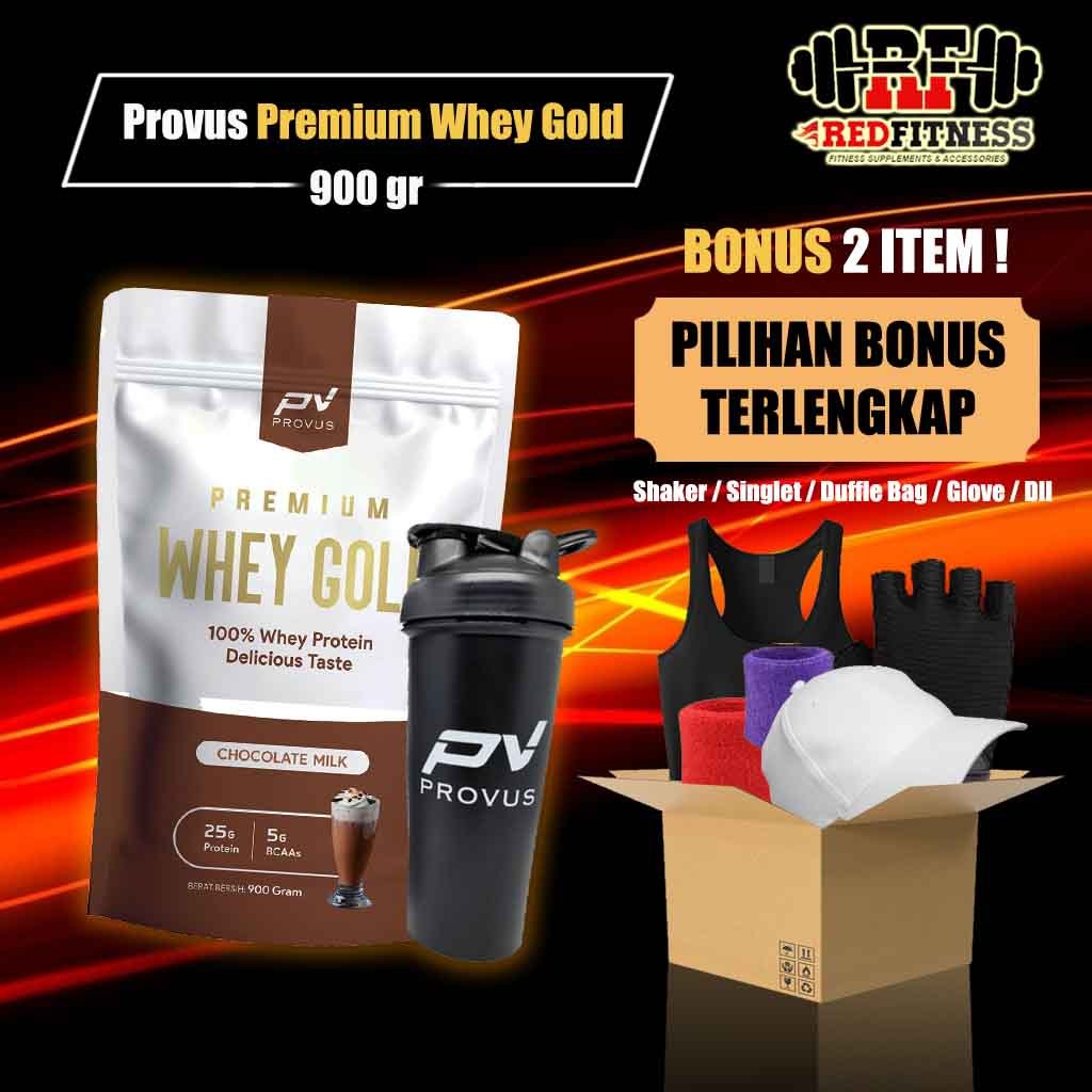 Jual Provus Premium Whey Gold 900gr / PV Whey Protein Concentrate 900 ...