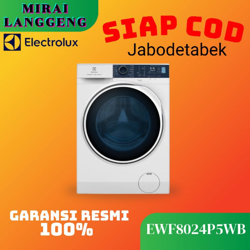 Jual ELECTROLUX MESIN CUCI FRONT LOADING WASHER EWF8024P5WB | Shopee ...