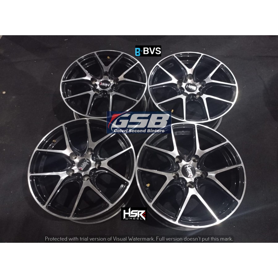 Jual dijual velg bekas model TOREY(HSR) R15 X7 5X114 ET42 B/P pnp untuk ...