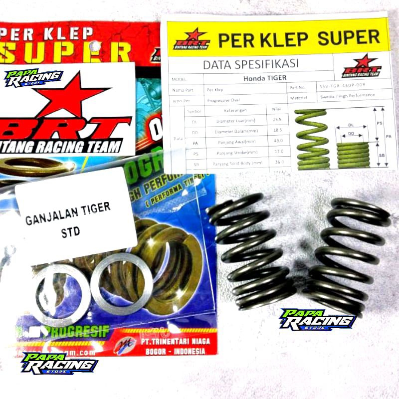 Jual PER KLEP BRT TIGER + RING PROGRESIF PERKLEP TIGER SET RING ORIGINAL BRT | Shopee Indonesia