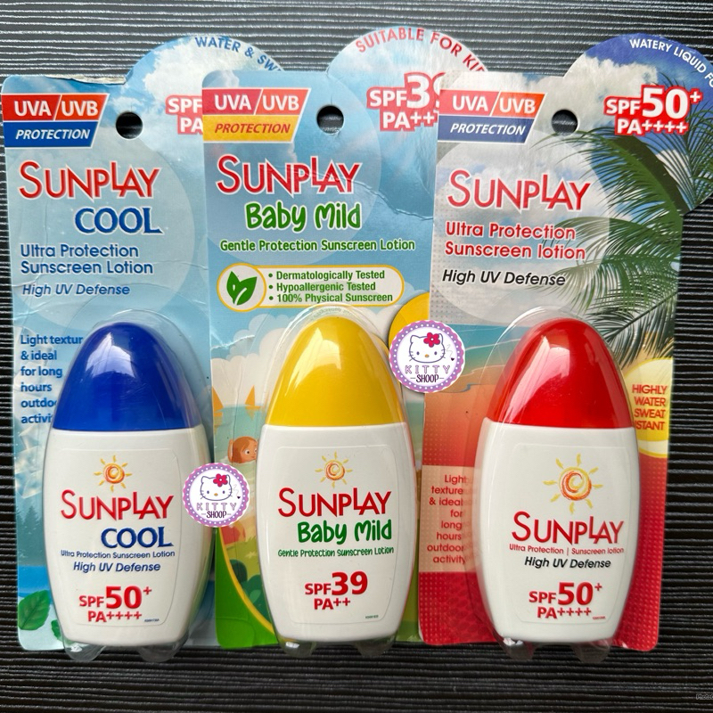 Jual Sunplay Ultra Protection Sunscreen Lotion SPF 50+ PA++ | Baby Mild ...