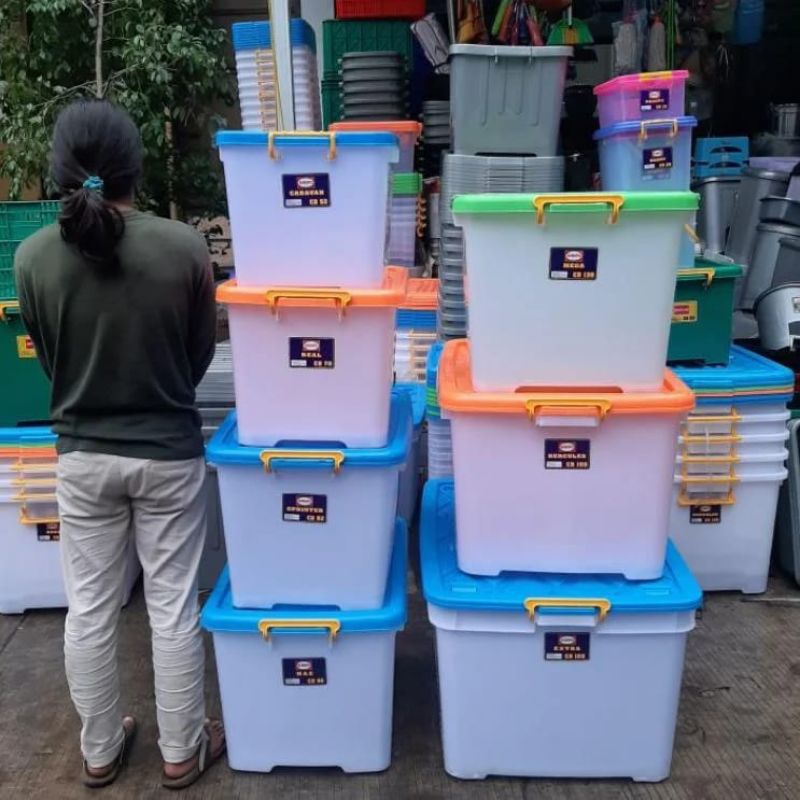 Jual CONTAINER BOX SHINPO ORI PUTIH / KOTAK PENYIMPANAN KONTAINER ...