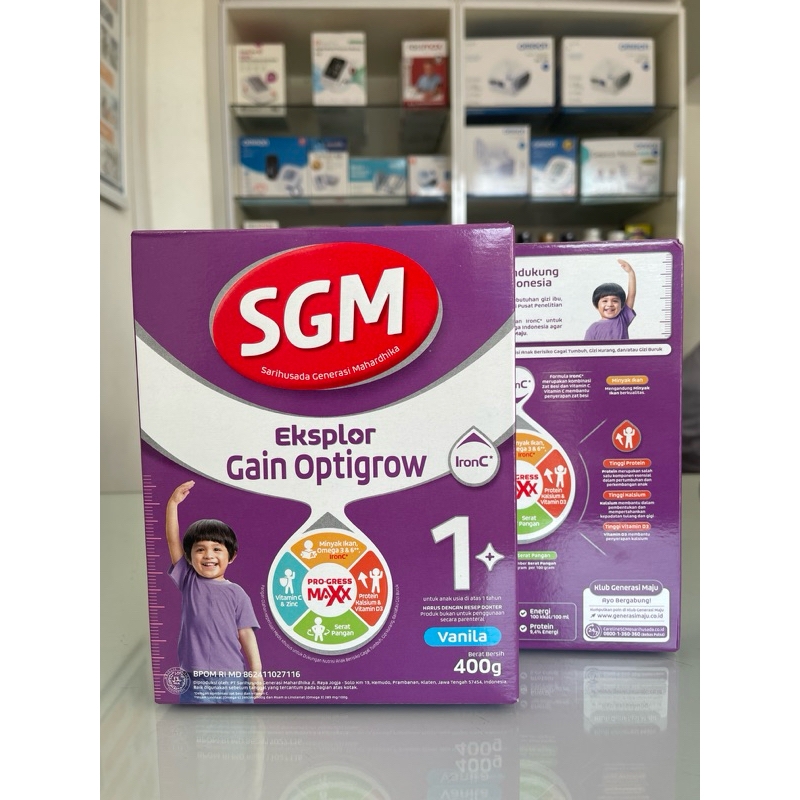 Jual SGM GAIN OPTIGROW 1+ 400gr (ED JUNI 2026) | Shopee Indonesia