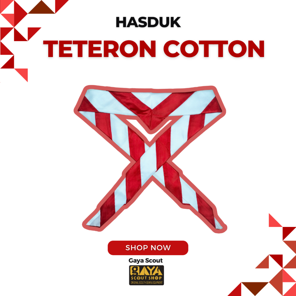 Jual Kacu/Hasduk Pramuka Premium Teteron Cotton/TC Penggalang Termurah ...